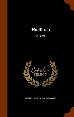 Hudibras: A Poem by Samuel Butler (English) Hardcover Book ...