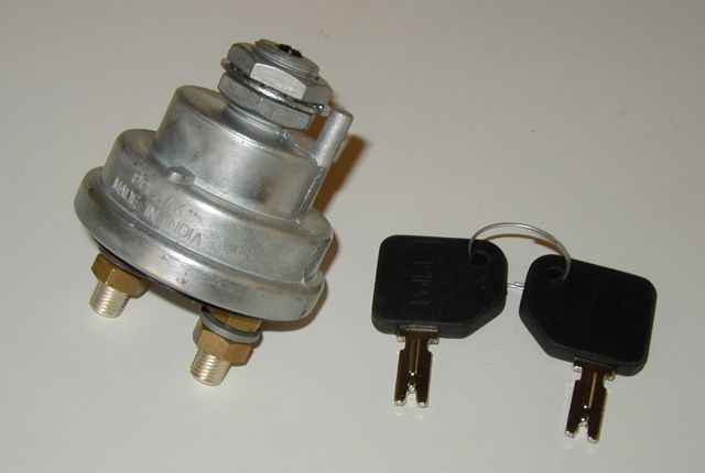 Lot of 5 each Keyed Master Battery Disconnect Switch 2 post SPST kill ...