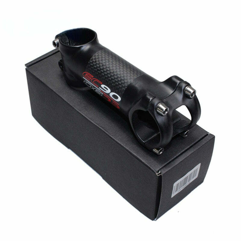 Carbon + Aluminum Bicycle Stem MTB Road Bike Handlebar Stem 6/17 Degree ...