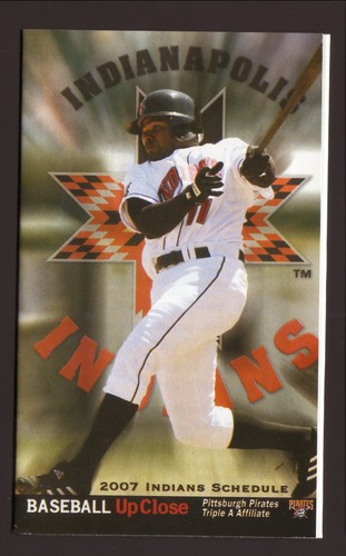 Indianapolis Indians 2007 Pocket Schedule Ivy Tech Pirates Affiliate | eBay