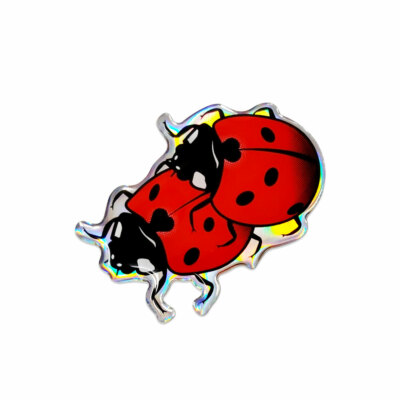 3D Ladybug HQ Sticker Adhesive | eBay