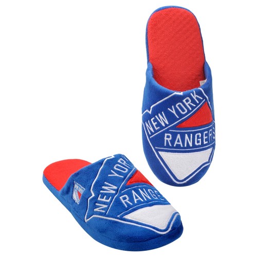 New York NY Rangers Big Logo SLIDE SLIPPERS New | eBay