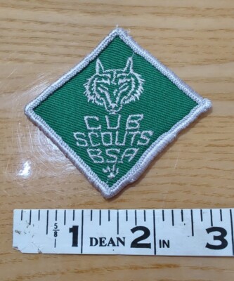 VINTAGE 1950s-60s Boy Scout BSA Diamond Cub Cubmaster Position Wolf ...