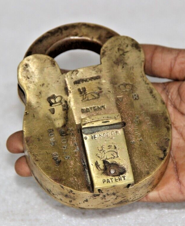 Security Lock and Keys, Home Decor, Iron Padlock, Rare Indian Lock ...