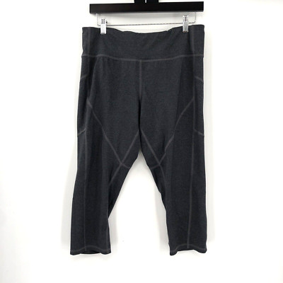C9 by CHAMPION Capri Legging Athletic Pant XL Grey Stretch Crop Legging ...
