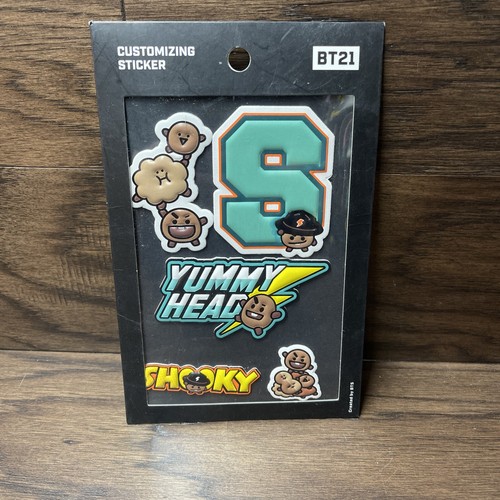 Puffy BT21 Line Friends BTS21 Yummy Head/ Shooky | eBay