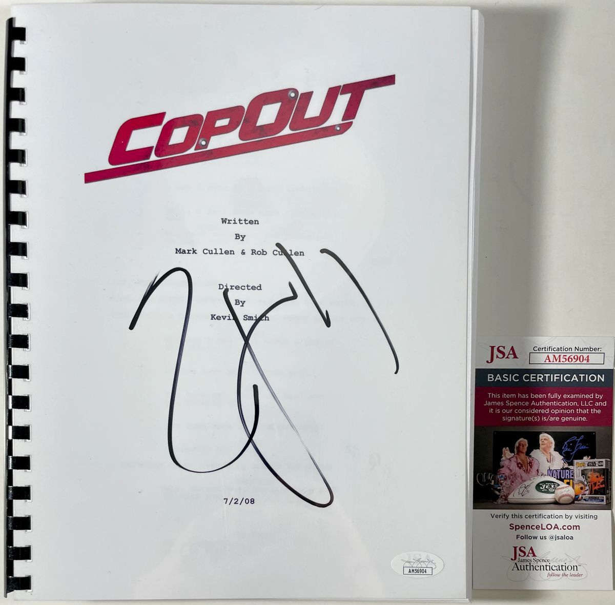 Tracy Morgan Signed Cop Out Complete Movie Script Autograph JSA COA | eBay