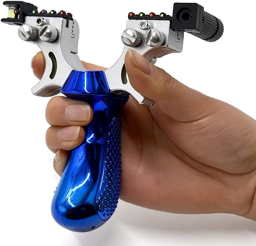 Hunting Professional Catapult Laser Slingshot With Rubber Aim Point ...