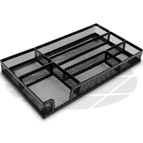 Desk Drawer Organizer Tray Versatile Metal Mesh Desk Organizers and ...