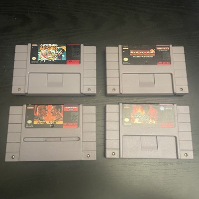 Lot of 4 Snes Games Super Nintendo Authentic Cartridges Tested | eBay