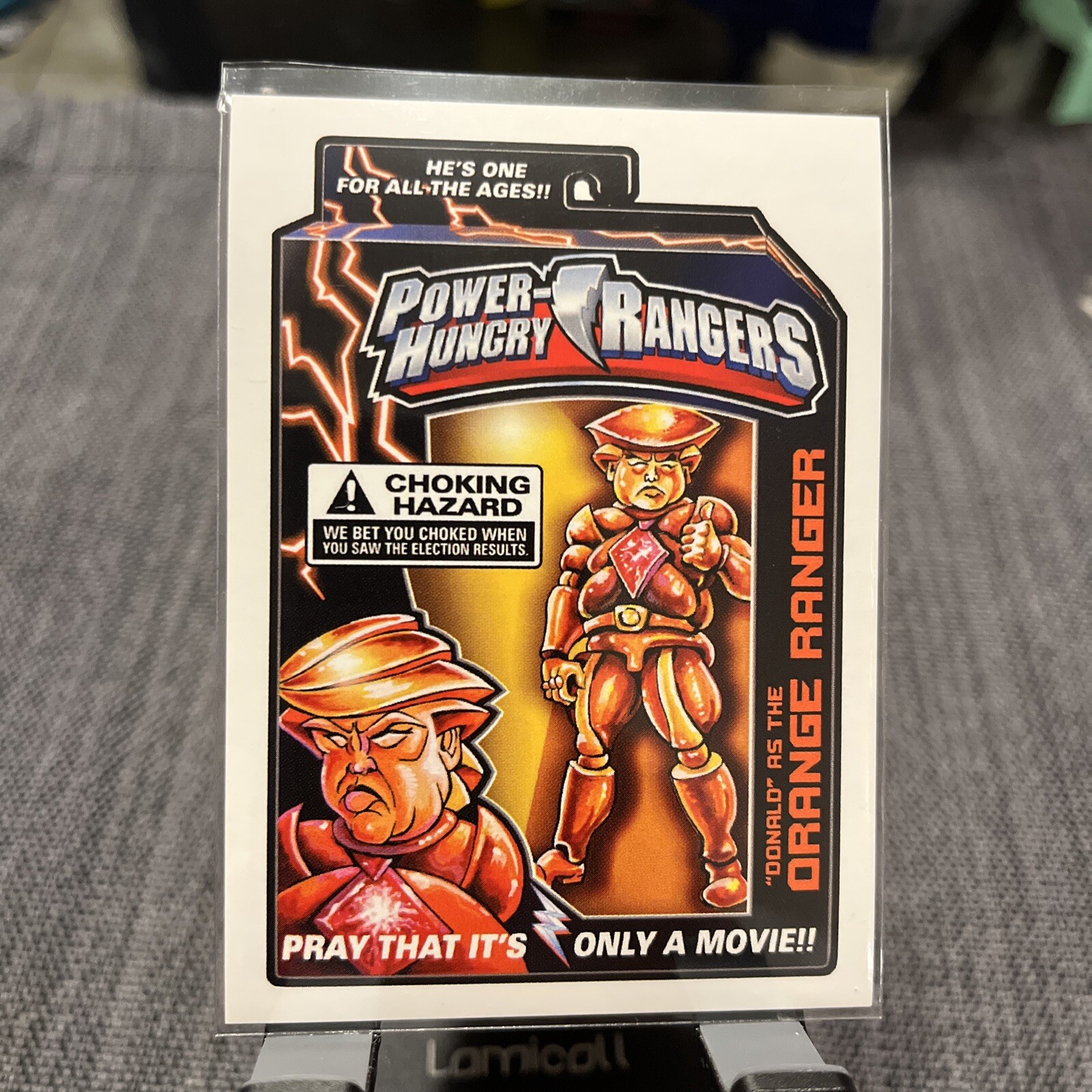 2017 TOPPS Garbage Pail Kids GPK TRUMPOCRACY POWER HUNGRY RANGERS ...