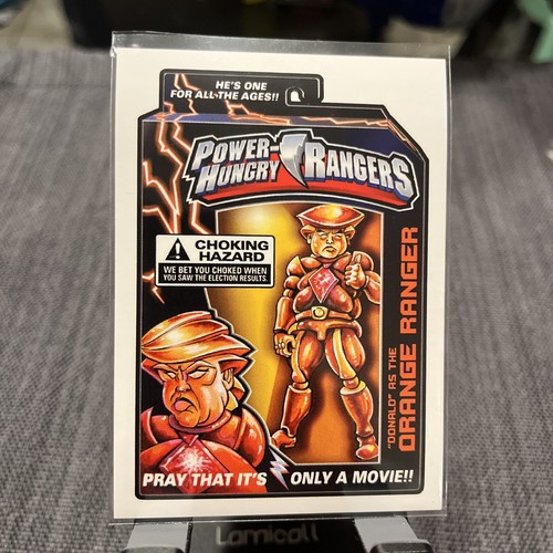 2017 TOPPS Garbage Pail Kids GPK TRUMPOCRACY POWER HUNGRY RANGERS ...