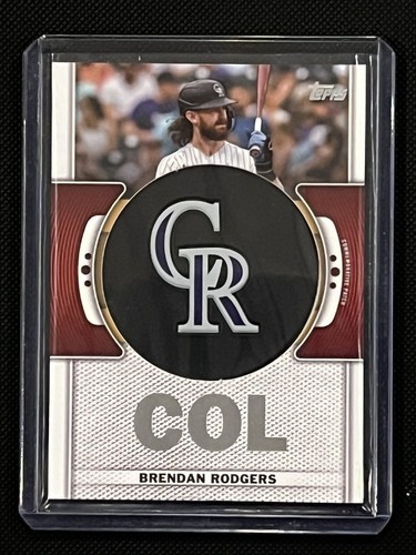 2023 Topps Team Logo Patch Card Brendan Rodgers TLP-BR | eBay