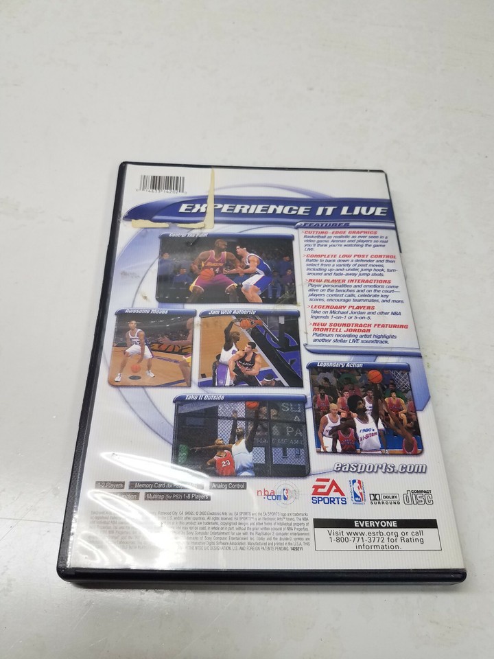 NBA Live 2001 - Playstation 2 PS2 Basketball Game - Complete kevin ...