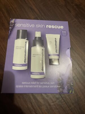 Dermalogica Sensitive Skin Rescue Kit - UltraCalming Cleanser, Mist ...