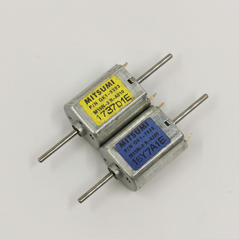 DC 12V 24V High Speed Mini FF-030 Electric Motor Dual Shaft DIY RC Toy ...