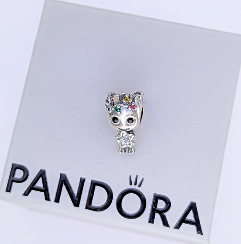 New 100% PANDORA 925 Guardians of the Galaxy Marvel Groot Star Charm ...