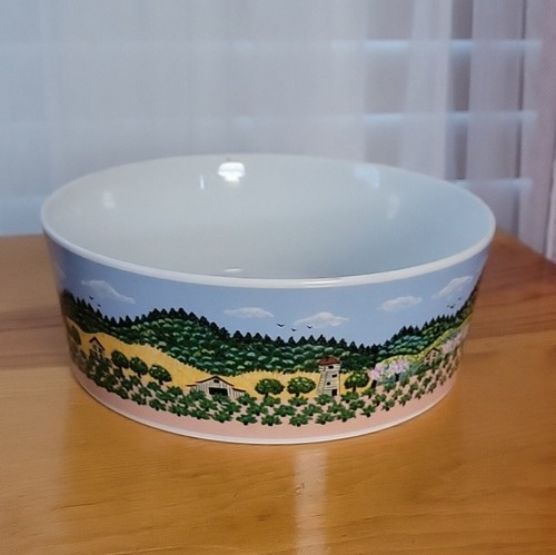 Napa Valley Sara Barnes Block Spal - Serving Bowl Four Seasons | eBay