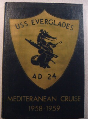 USS Everglades AD 24 Med Cruise Book ORIGINAL 1958 - 1959 | eBay