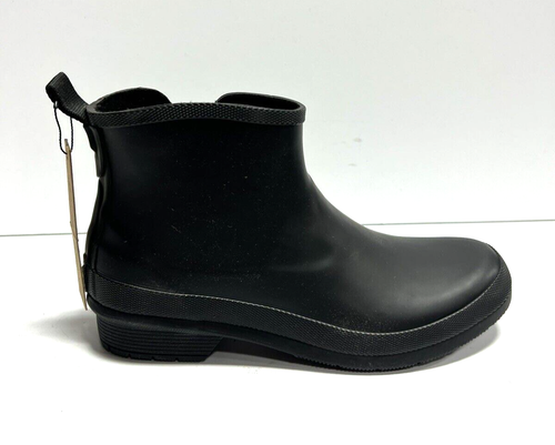 Chooka Womens Chelsea Rain Boot Black Size 8 M | eBay