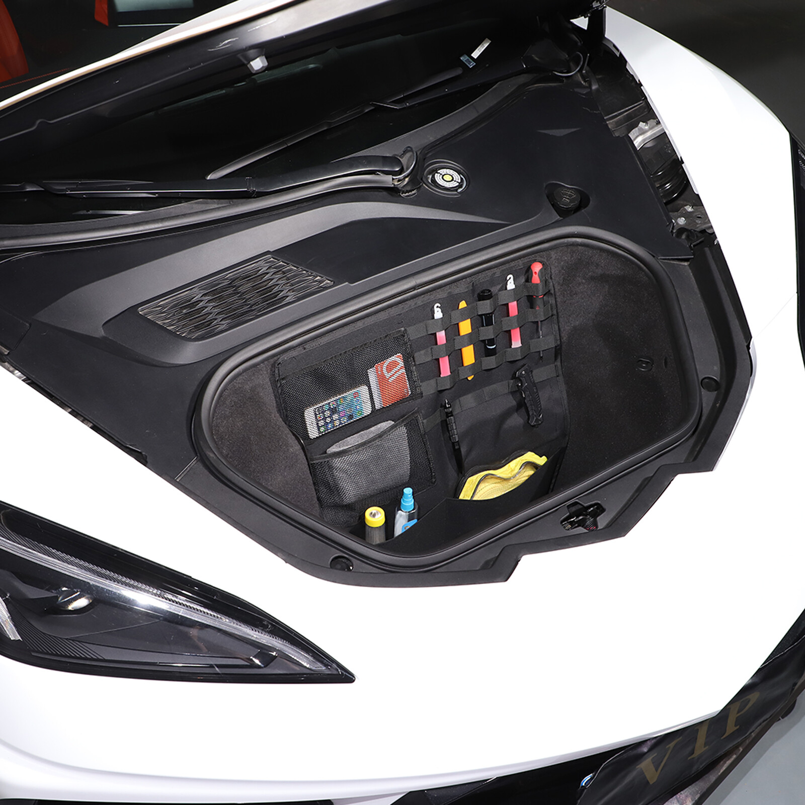 Frunk Front Trunk Organizer Molle Panel Storage Net Fit For Corvette C8 ...