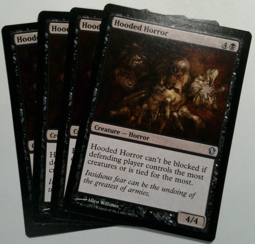 Mtg - Hooded Horror x4 | eBay