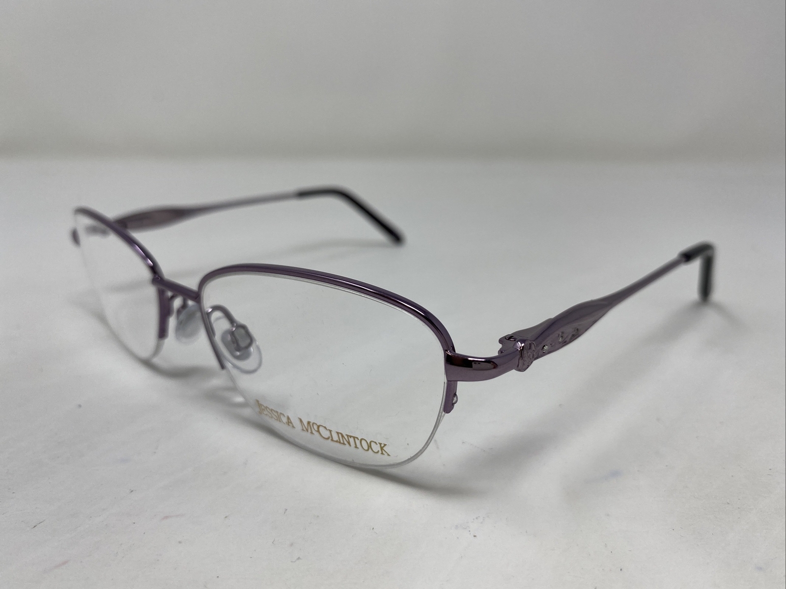 Jessica McClintock JMC 4343 LAVENDER 51-16-130 Half Rim Eyeglasses ...