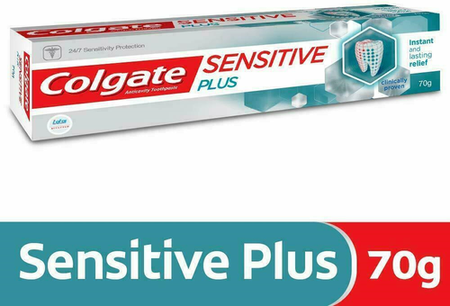 6 x Colgate Sensitive Plus Instant Relief from Toothpaste 70g | eBay