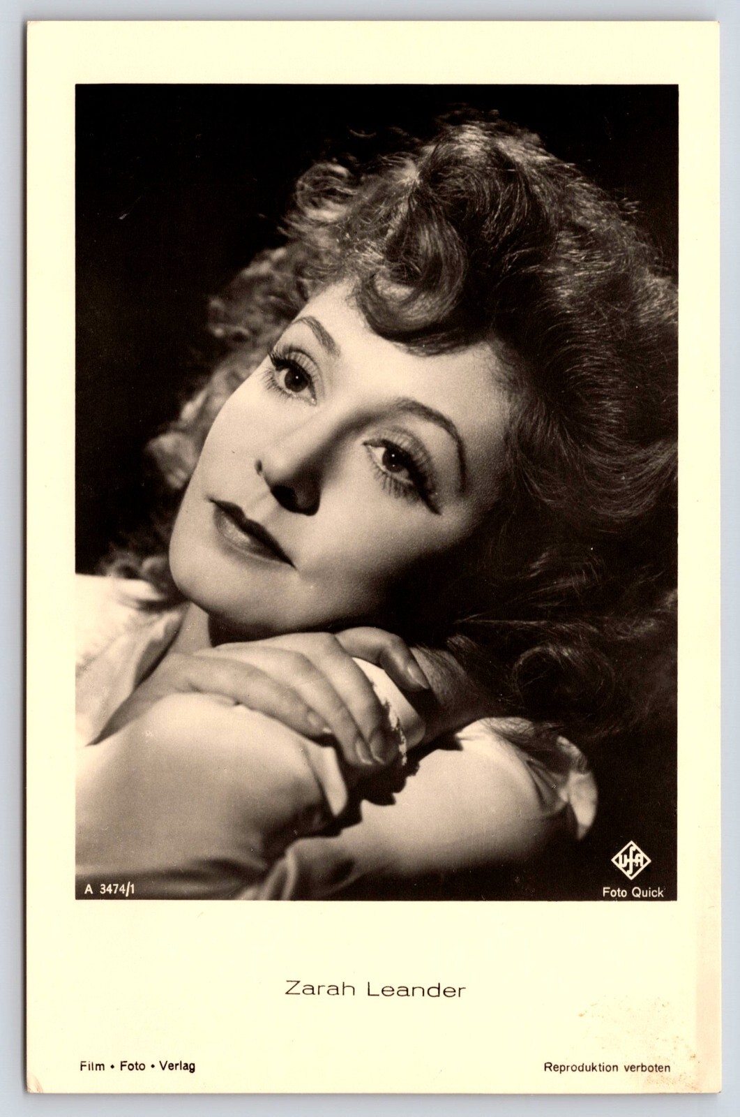 Zarah Leander Germany Actress Vintage Postcard | eBay