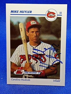 AUTOGRAPH AUTO 1991 Impel Line Drive Pre-Rookie #111 Mike Huyler | eBay