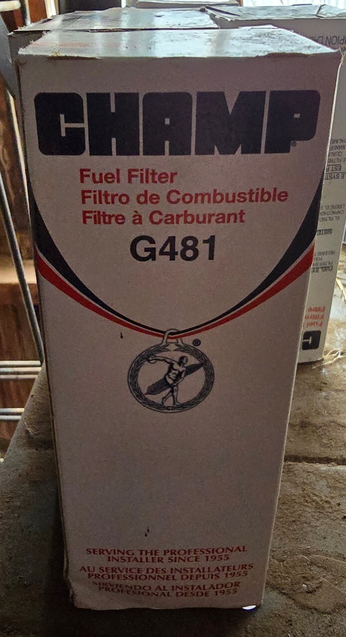Champ Fuel Filter P/N G481 | eBay