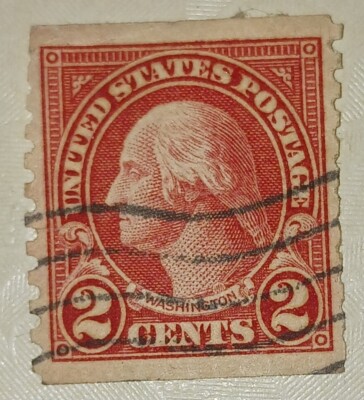 US Stamp Scott #599, 2c, Washington, Carmine, 1923 | eBay
