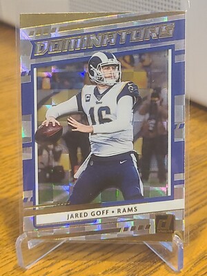 Jared Goff 2020 Panini Donruss Dominators #D-JG Los Angeles Rams | eBay