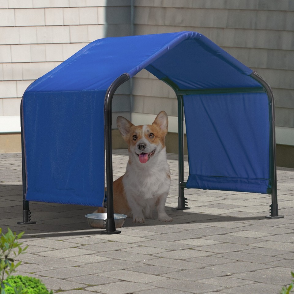 ShelterLogic Outdoor Pet Shade, Versatile Pet Canopy Tent Small, Medium ...