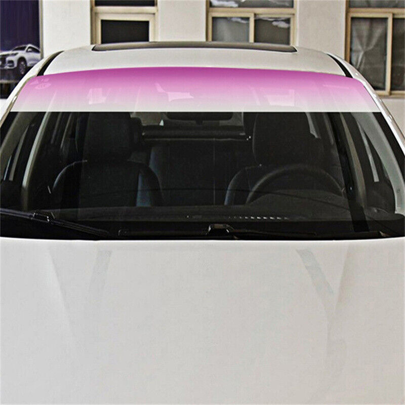 Car Sun Visor Strip Film Front Windshield UV Shade Banner Accessories ...