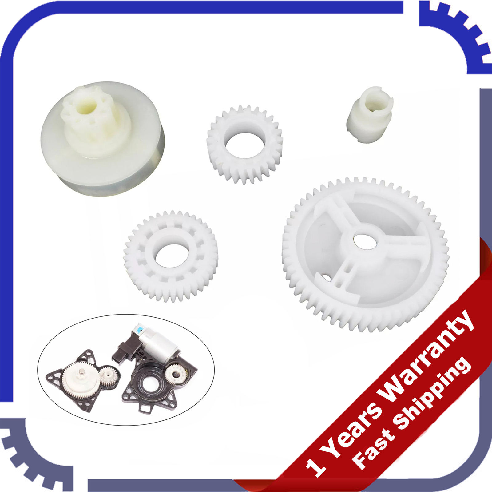 Power Window Motor Gear Regulator 5PCS Kit For Mazda 3 5 6 C-X7 CX-9 ...