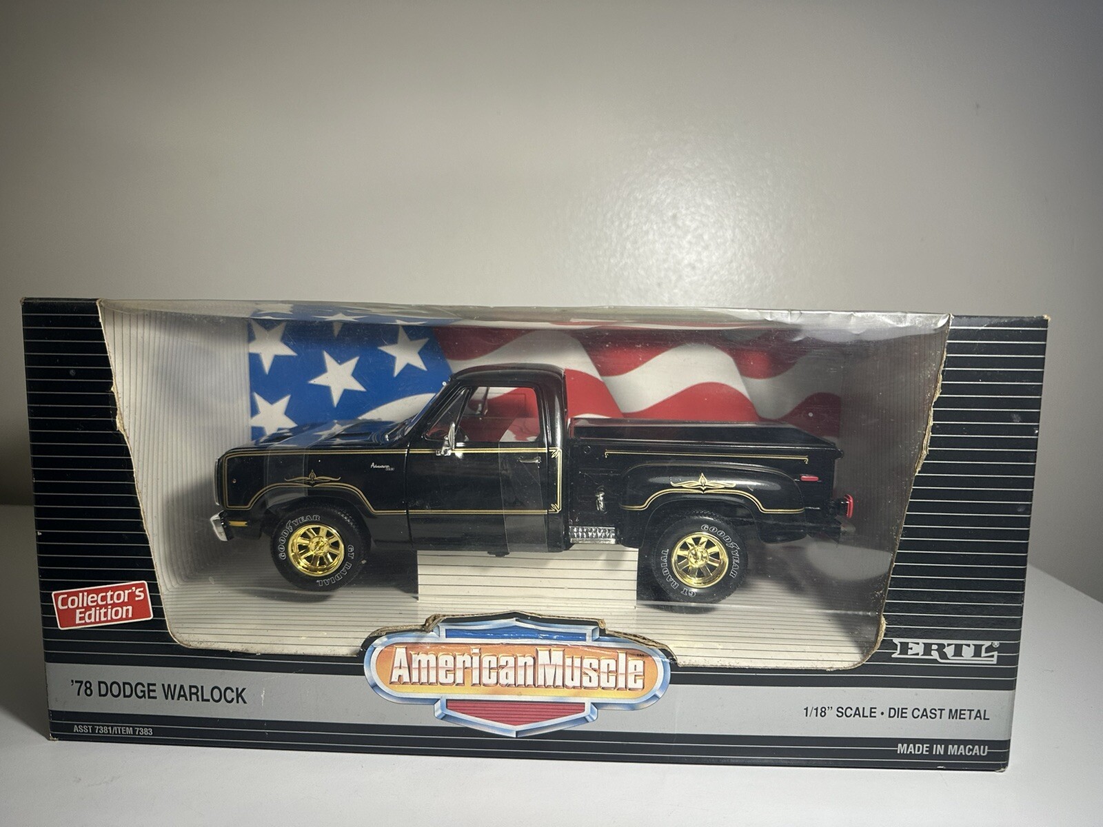 Ertl American Muscle '78 Dodge Warlock 1:18 Diecast Vehicle - Black ...