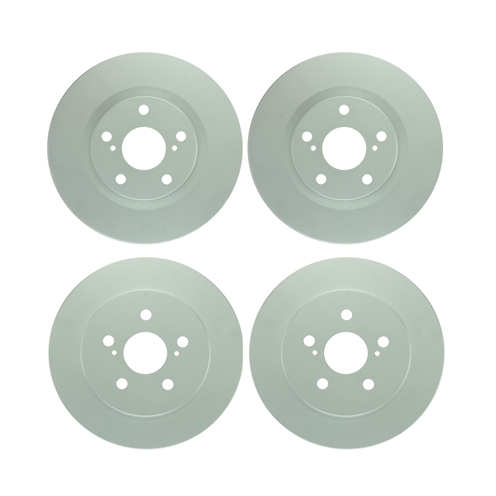 Bosch QuietCast Front 296mm & Rear 259mm Disc Brake Rotors Kit For ...