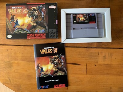 Super Valis IV (SNES, 1993) CIB Great Condition, Awesome Platformer ...