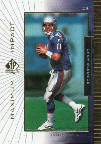 DREW BLEDSOE 1999 SP AUTHENTIC MAXIUM IMPACT #MI-8 | eBay