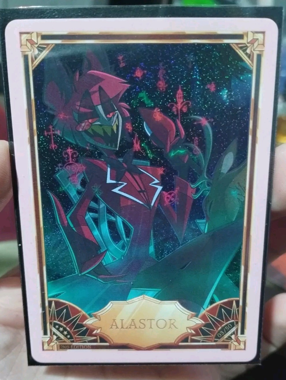 Hazbin Hotel Trading Card - Alastor 03/50 - 2nd Edition PINK FOIL ...