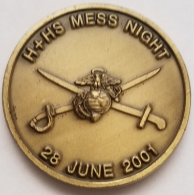 USMC US Marine Corps HQ & HQ Squadron Mess NIght MCAS Iawkuni Japan 28 ...