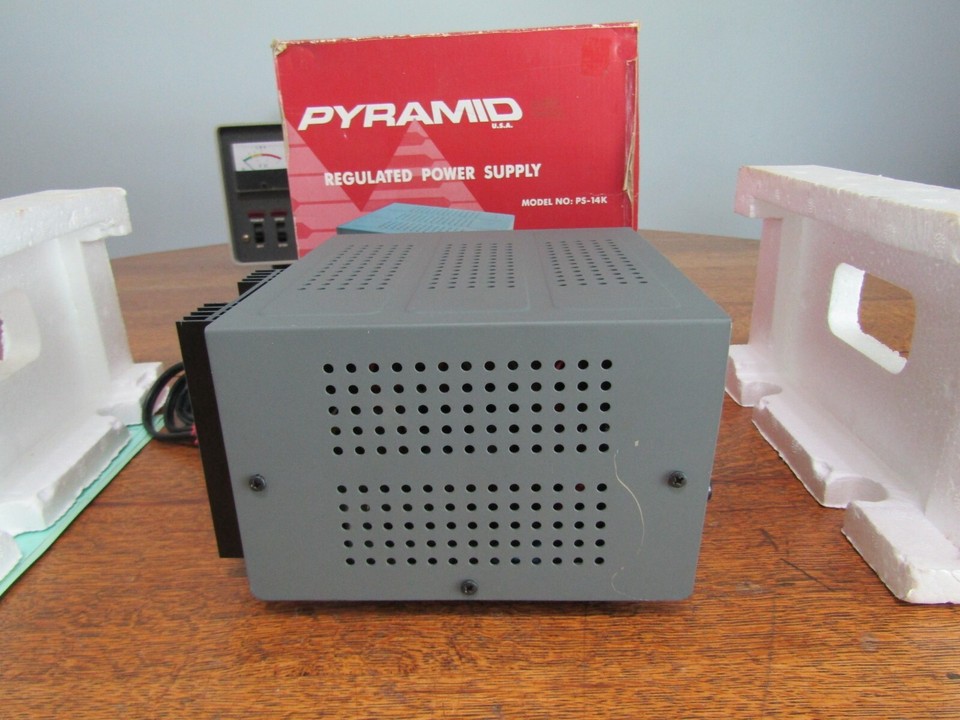 Nice Pyramid Gold Series ps-14k regulated power supply **** | eBay