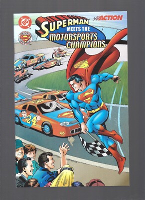 SUPERMAN Meets the Motorsports Champions 1999 COMIC BOOK NICE NASCAR | eBay