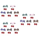 5 pz ragazze capelli archi di ciliegio forma nastro boutique botte bows ...