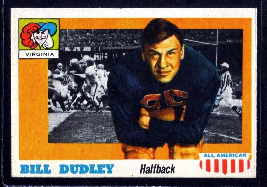 1955 Topps All American #10 Bill Dudley VIRGINIA ~ VG/EX | eBay