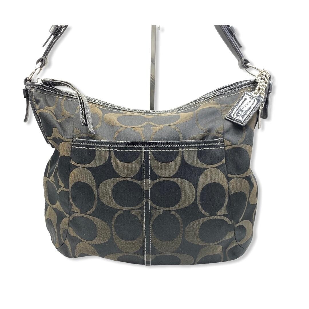 Coach Soho Signature Hobo Handbag - Gem