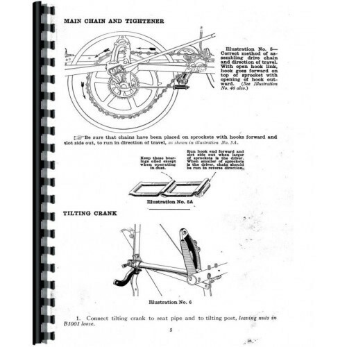 Operators Manual International Harvester Enclosed Gear E Grain Binder ...