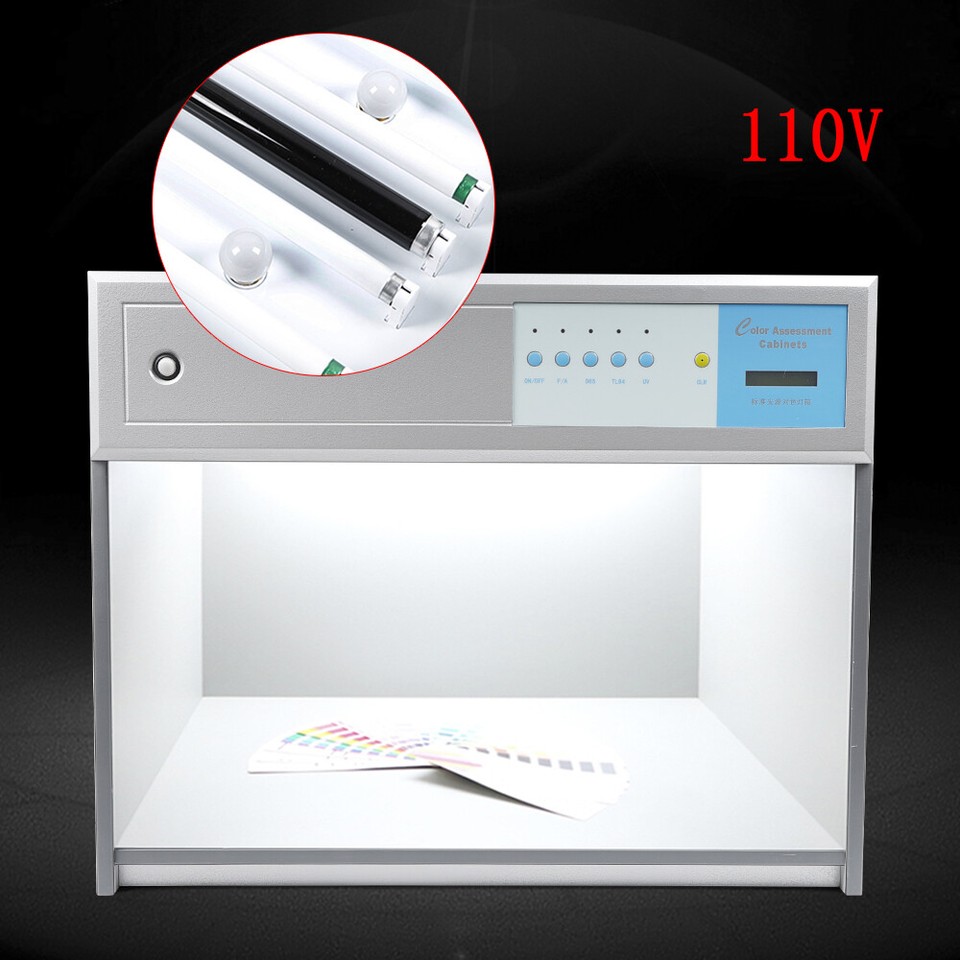 Lab Color Matching Light Box, Light Booth for Matching Color Assessment ...