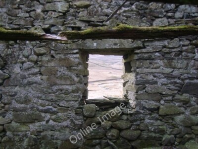 Photo 6x4 Room With a View High Green/NY4103 Woundale in view through ...